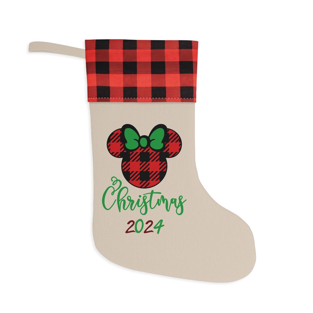 Minnie Mouse Christmas Stocking 2024 - Etsy