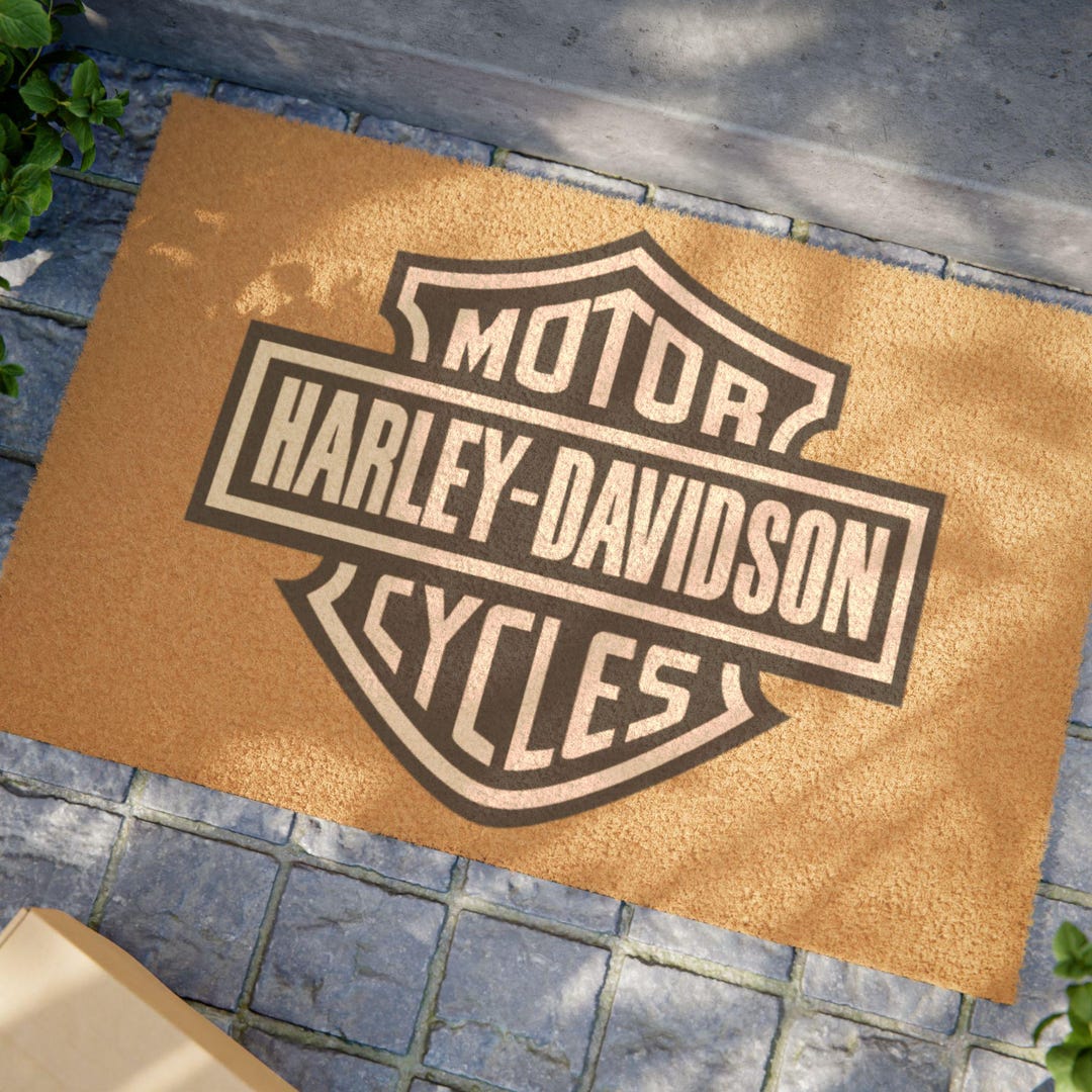 Harley Davidson Doormat - Etsy