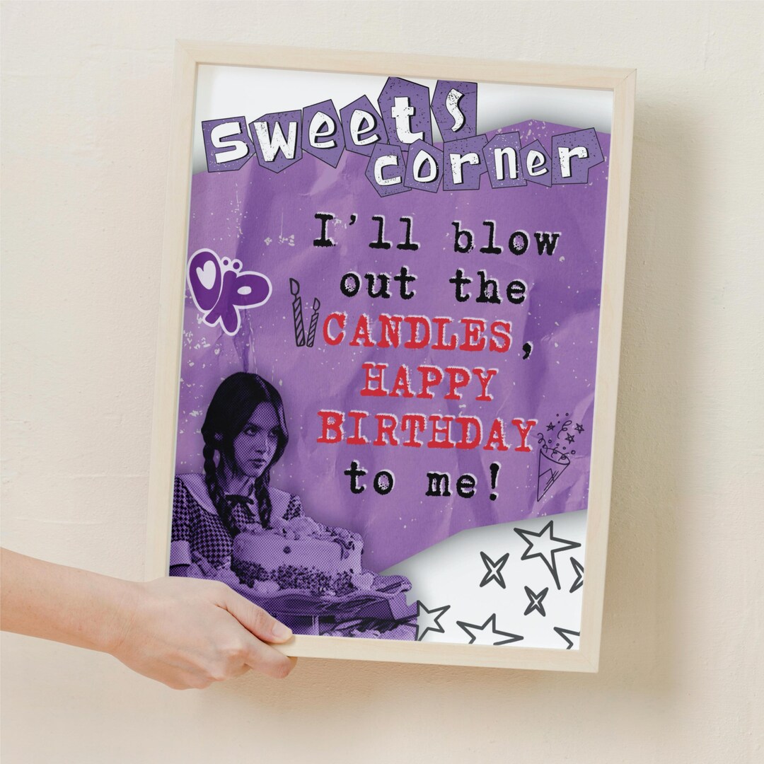 Guts Olivia Rodrigo Birthday Sign Wall Art Sour Livies Birthday ...