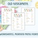 Old Testament Worksheet Bundle: Christian Homeschool Activities (PDF ...