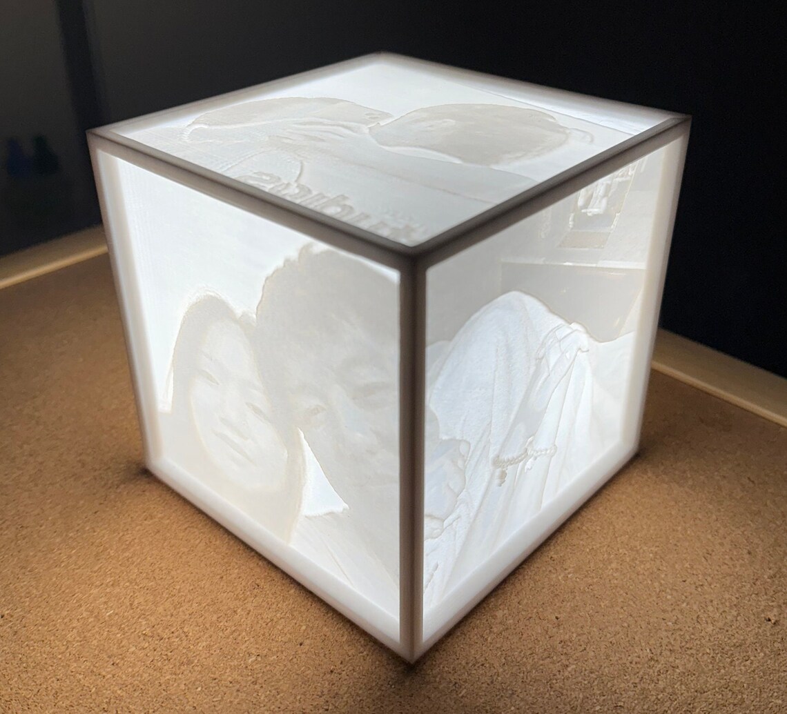 Made-to-order 3D Printed Lithophane Box - Etsy