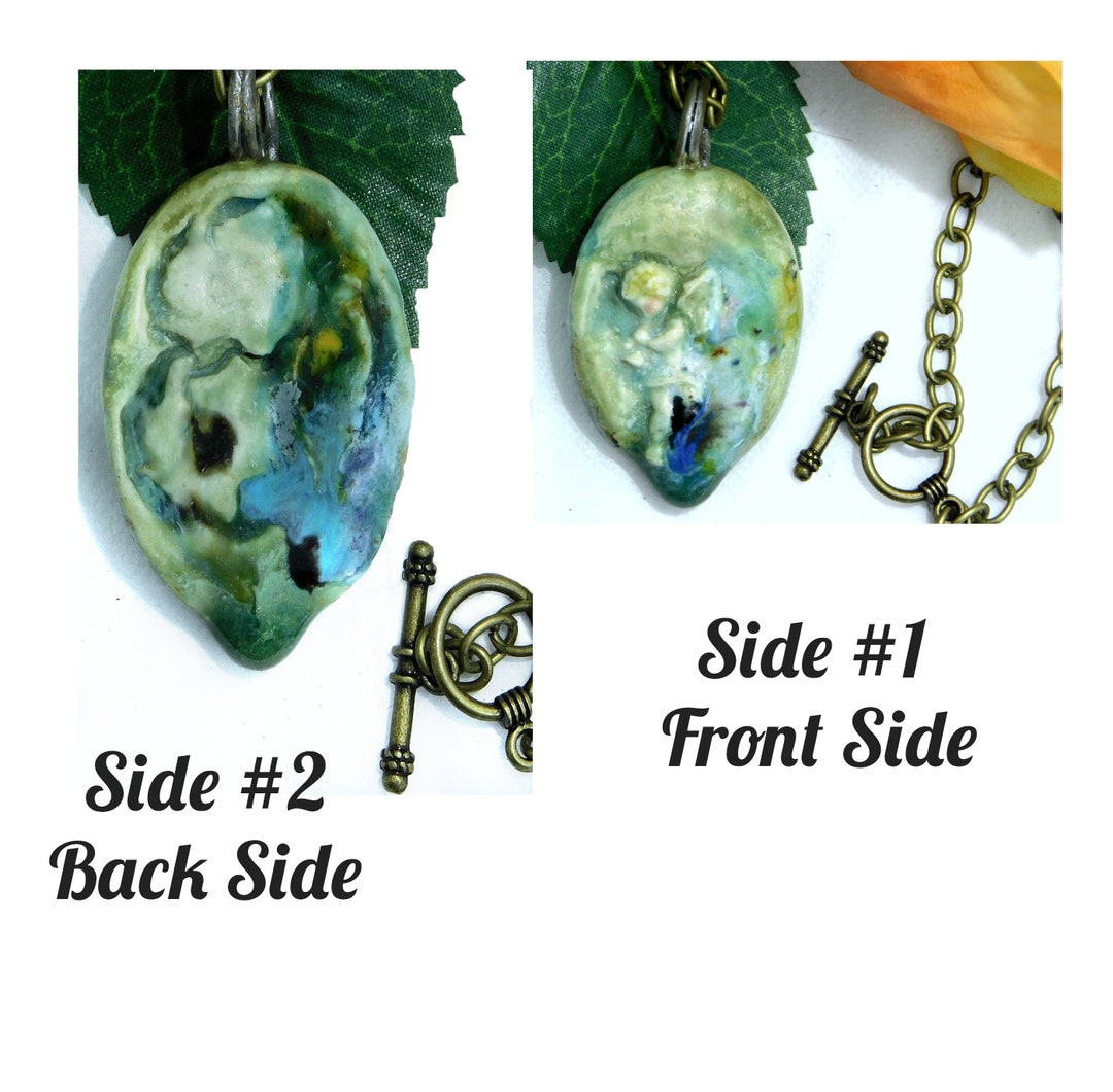 Angel Cameo Necklace - Guardian Angel Cherub , Victorian Style Cameo ...