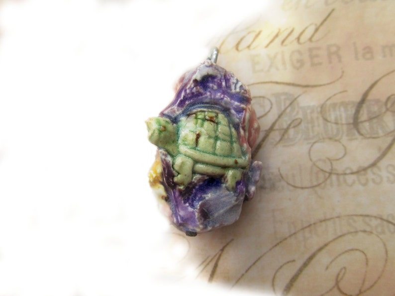 Focal Bead - Necklace Bead - Ceramic Pendant - OOAK Bead - People Bead ...