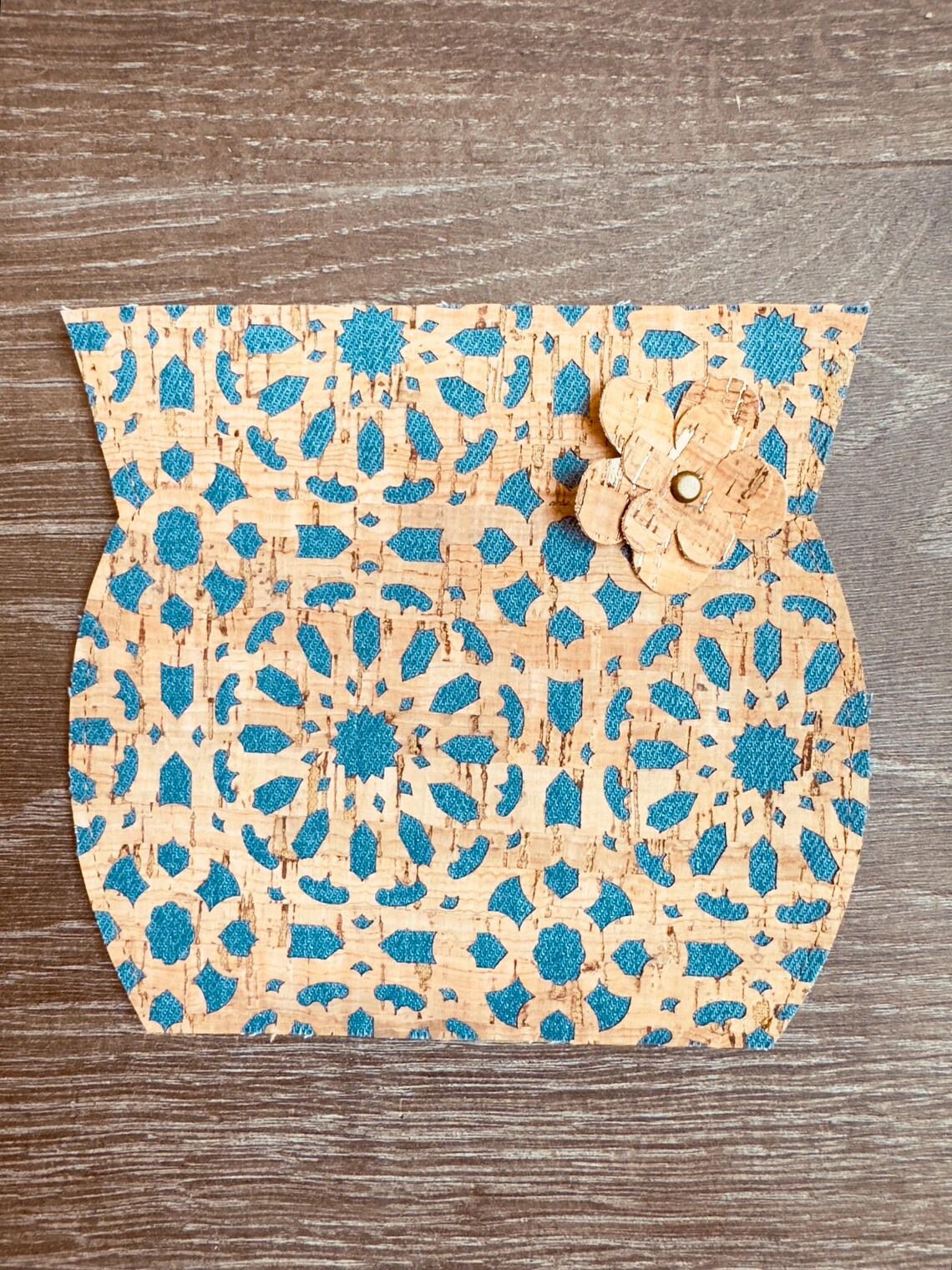 Medium Mandala Cork Vase Sleeve | Eco Friendly | Modern | Unique Home ...