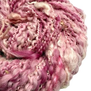 Super Bulky Spiral Ply Pinky Promise 61 Yards Pink Lockspun Sparkly Art ...