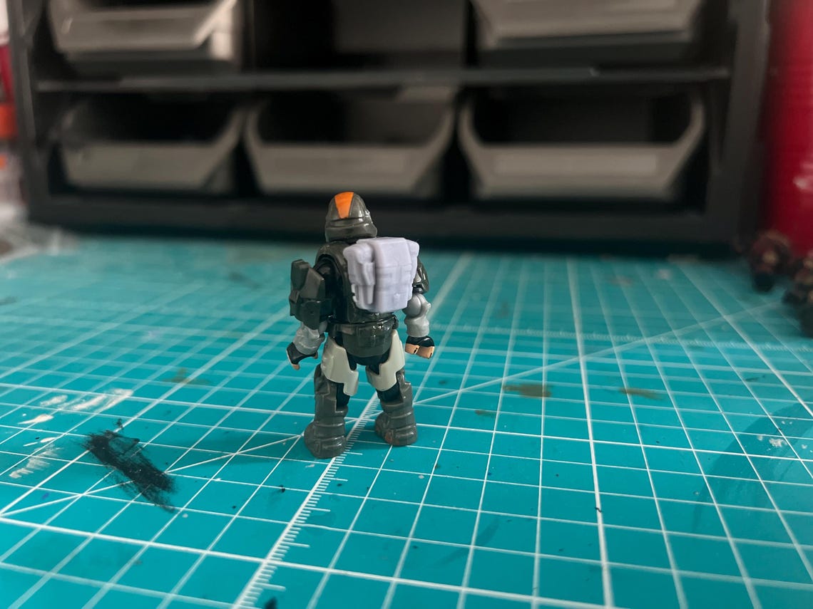 Halo Mega Construx/bloks Odst Backpack - Etsy