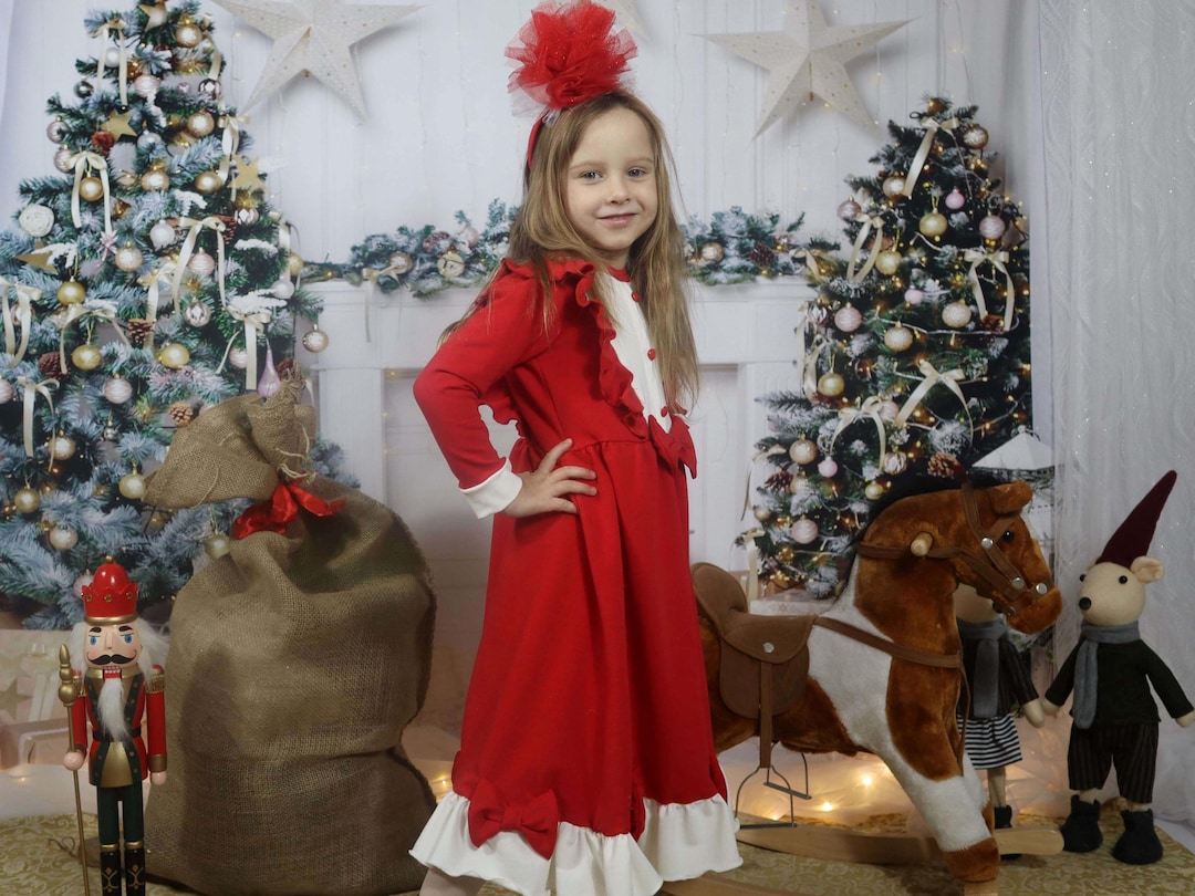 Santa Claus Costume Girl, Santa Dress, Christmas Costume, Christmas ...