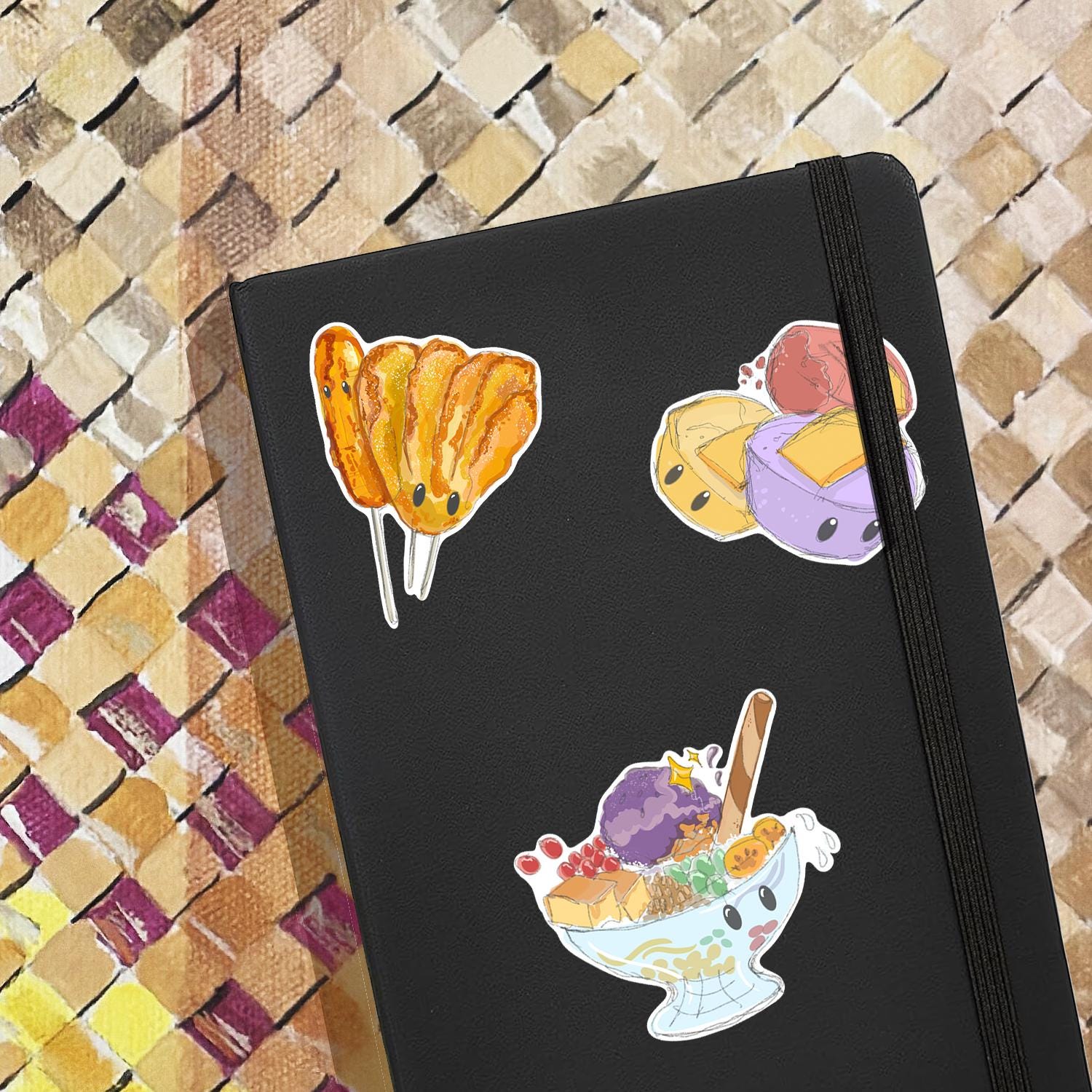 Cute Filipino “merienda” Sticker Sheet for Journals, Planners ...