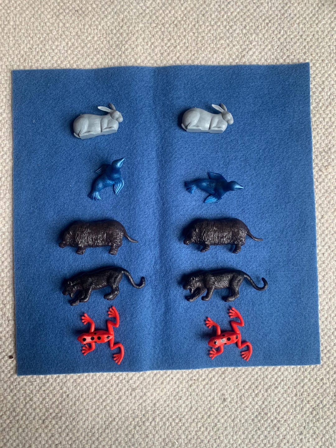 Montessori Animal Sorting Matching Set Play Reggio - Etsy