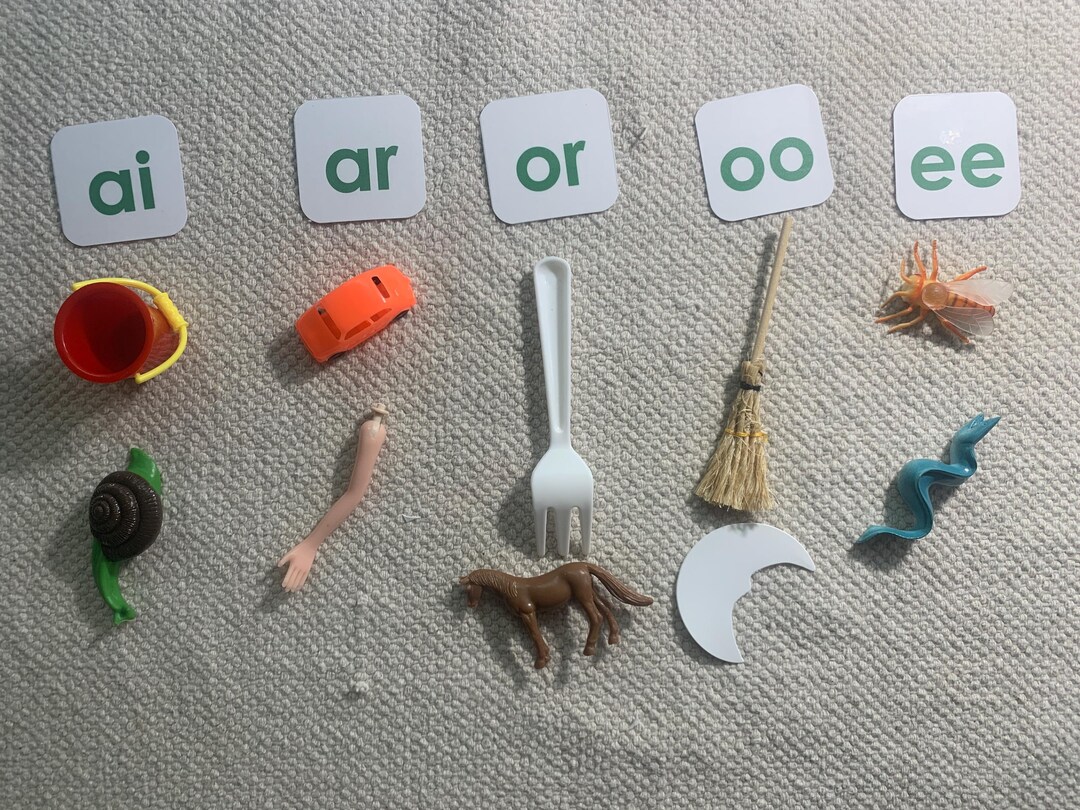 Montessori Letter Object Sorting Phonograms Reading Language Phonics ...