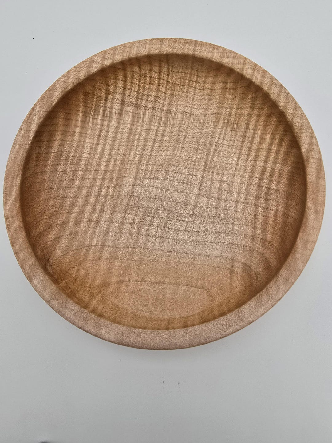 7.5 Inch Beautiful Fiddleback Maple. . Excellent Color and Rare Grain ...