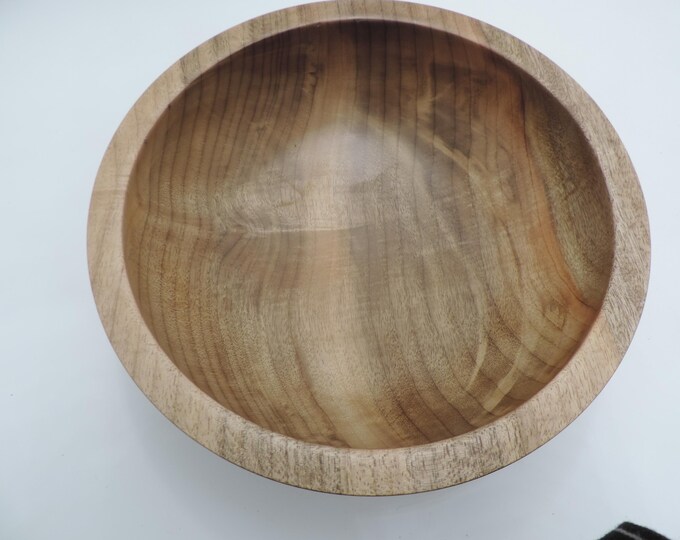 Reserve for Colleen 10 Inch Myrtle Wood Bowl, Beautiful, Under Cut Lip ...