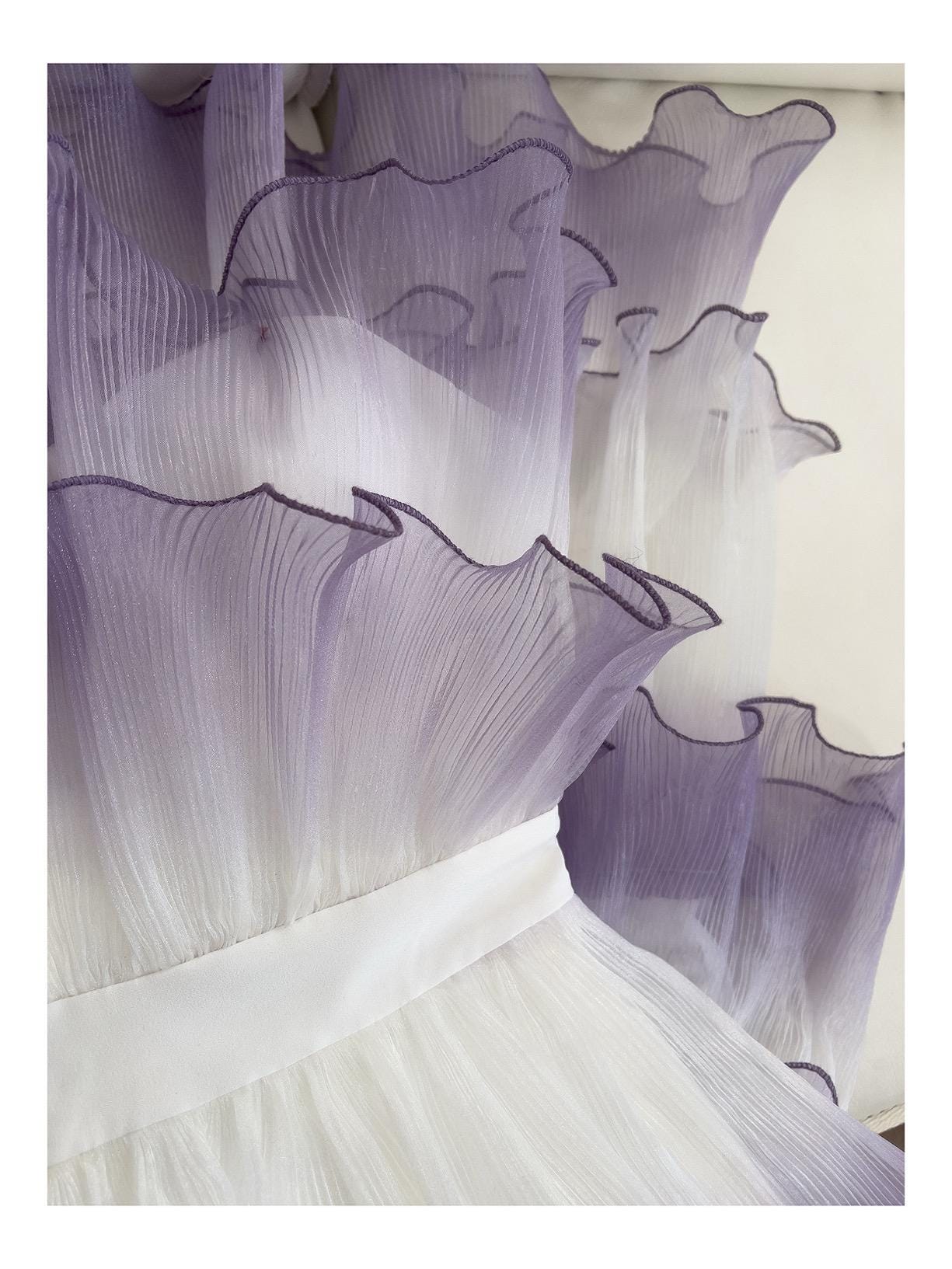 Purple Prom Party Dress: Petal Prom Fairy Dress, Elegant Graduation ...