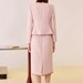 Pink Tweed Skirt and Suit Set: Custom Made Elegant Classic Two Pieces ...