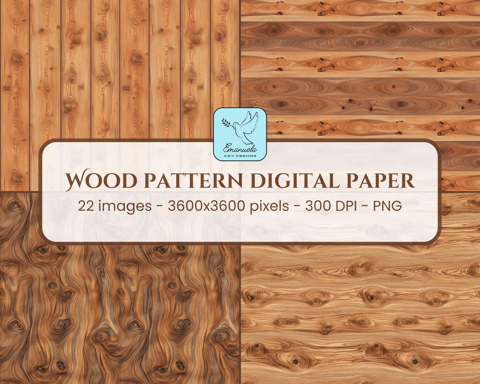 Wood Pattern Digital Paper, Seamless Pattern, Wood Pattern Wallpaper - Etsy