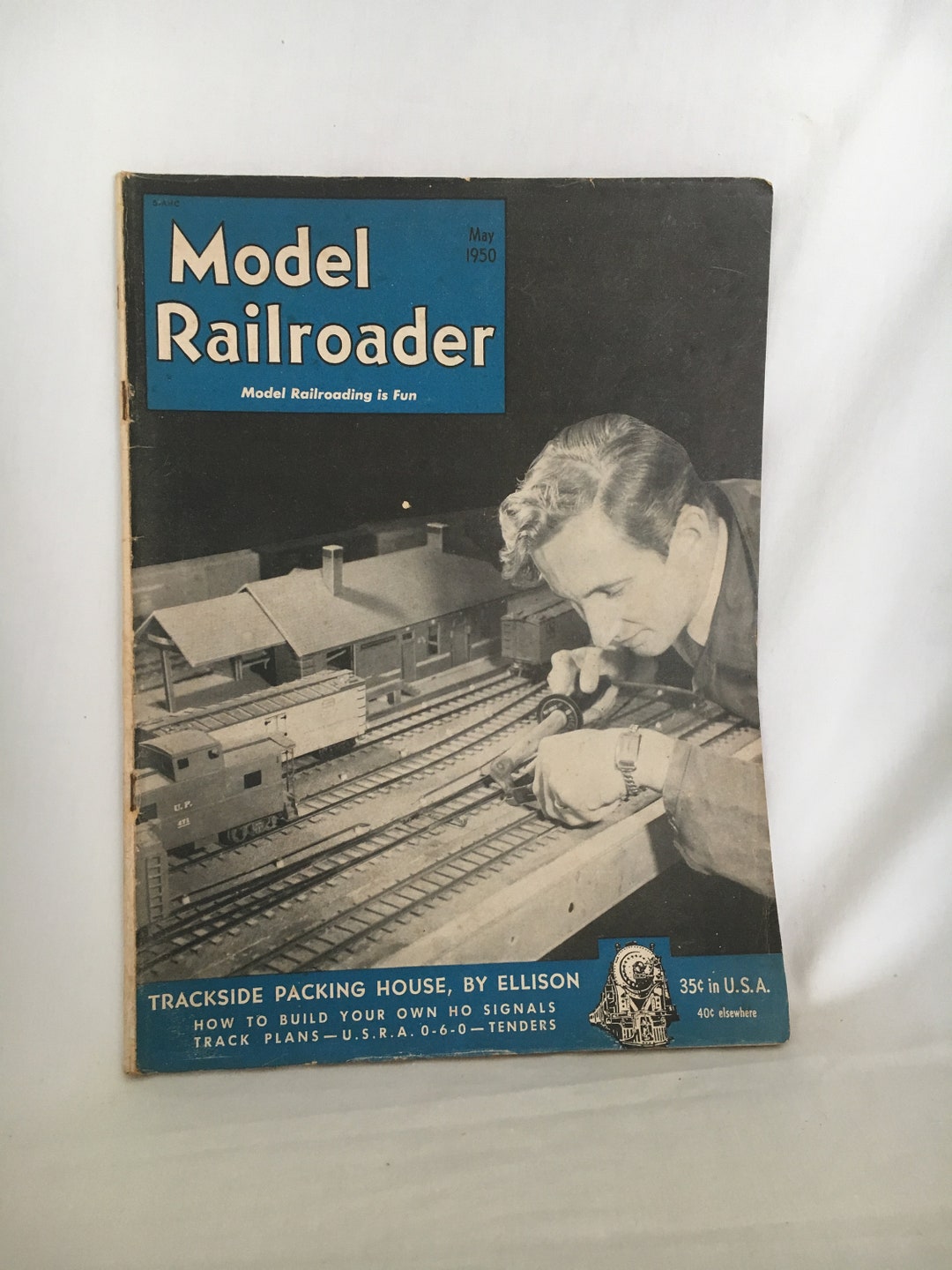 MODEL RAILROADER MAGAZINE, Vintage May 1950, Railroads, Retro 1950s ...