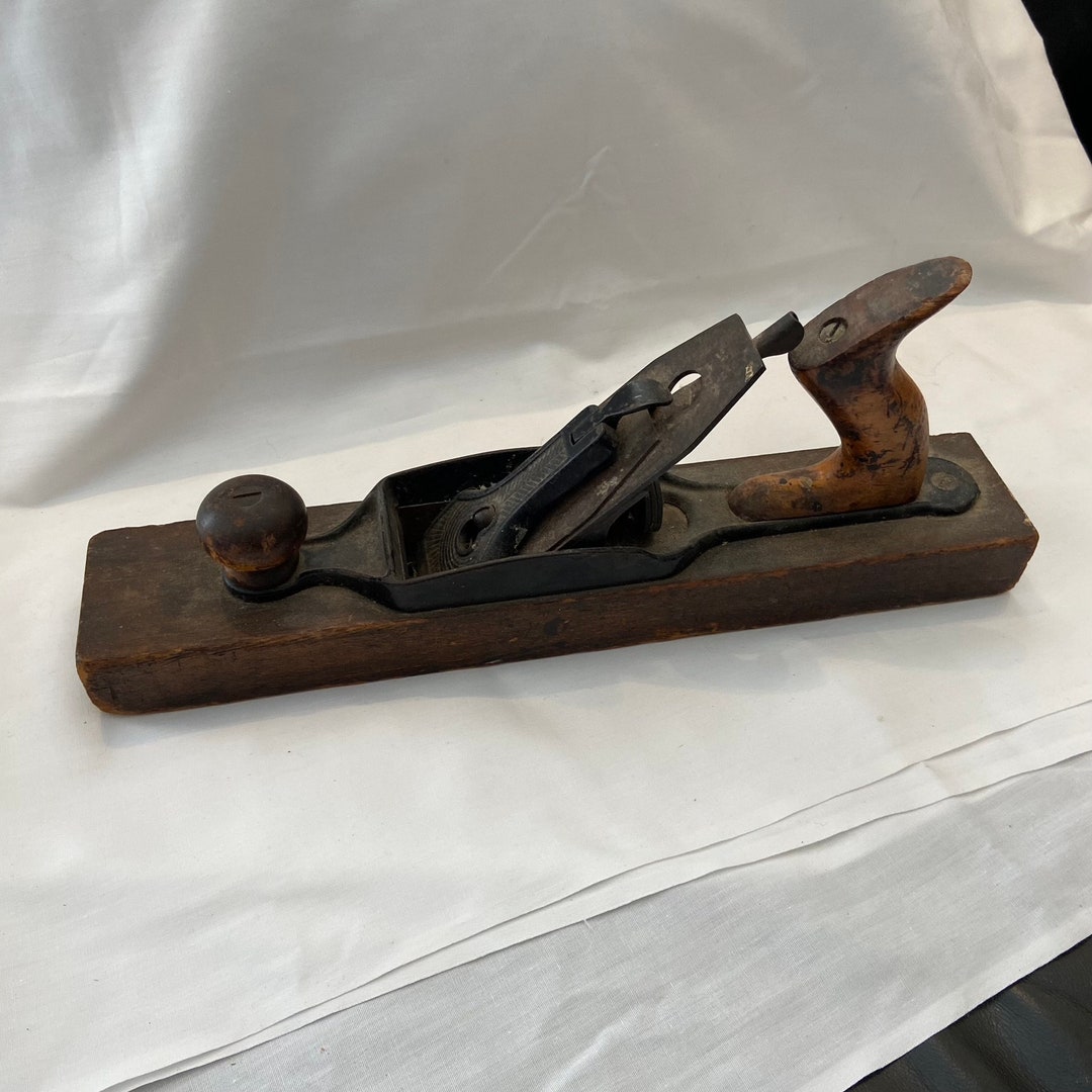 WOOD PLANER Long Vintage Wood Planer Carpentry Tool Collectible ...