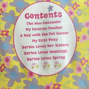 Barbie My Favorite Stories Vintage 1999 Vintage Childrens Book Chapter ...