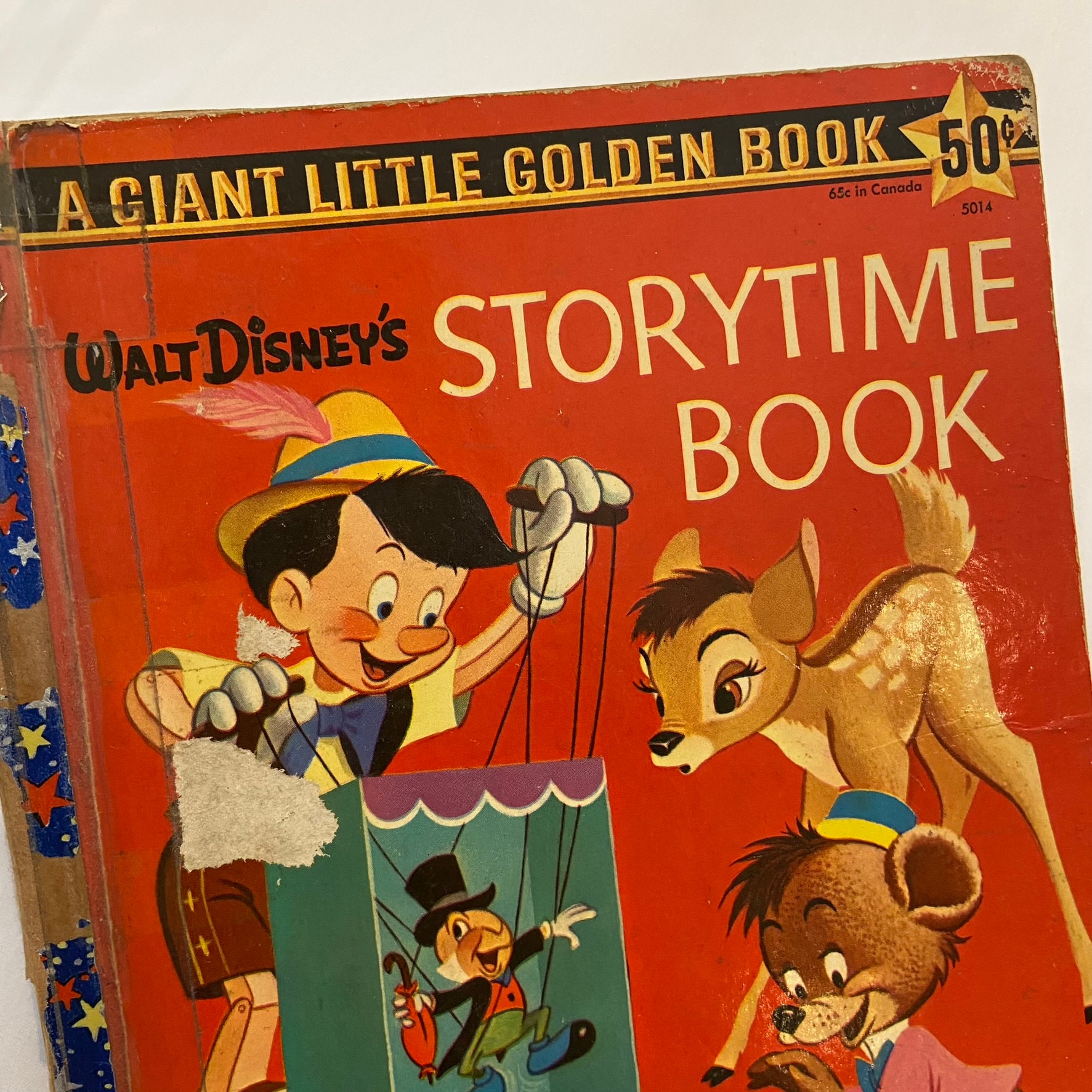 Walt Disneys STORYTIME BOOK, A Giant Little Golden Book, Vintage 1958 ...