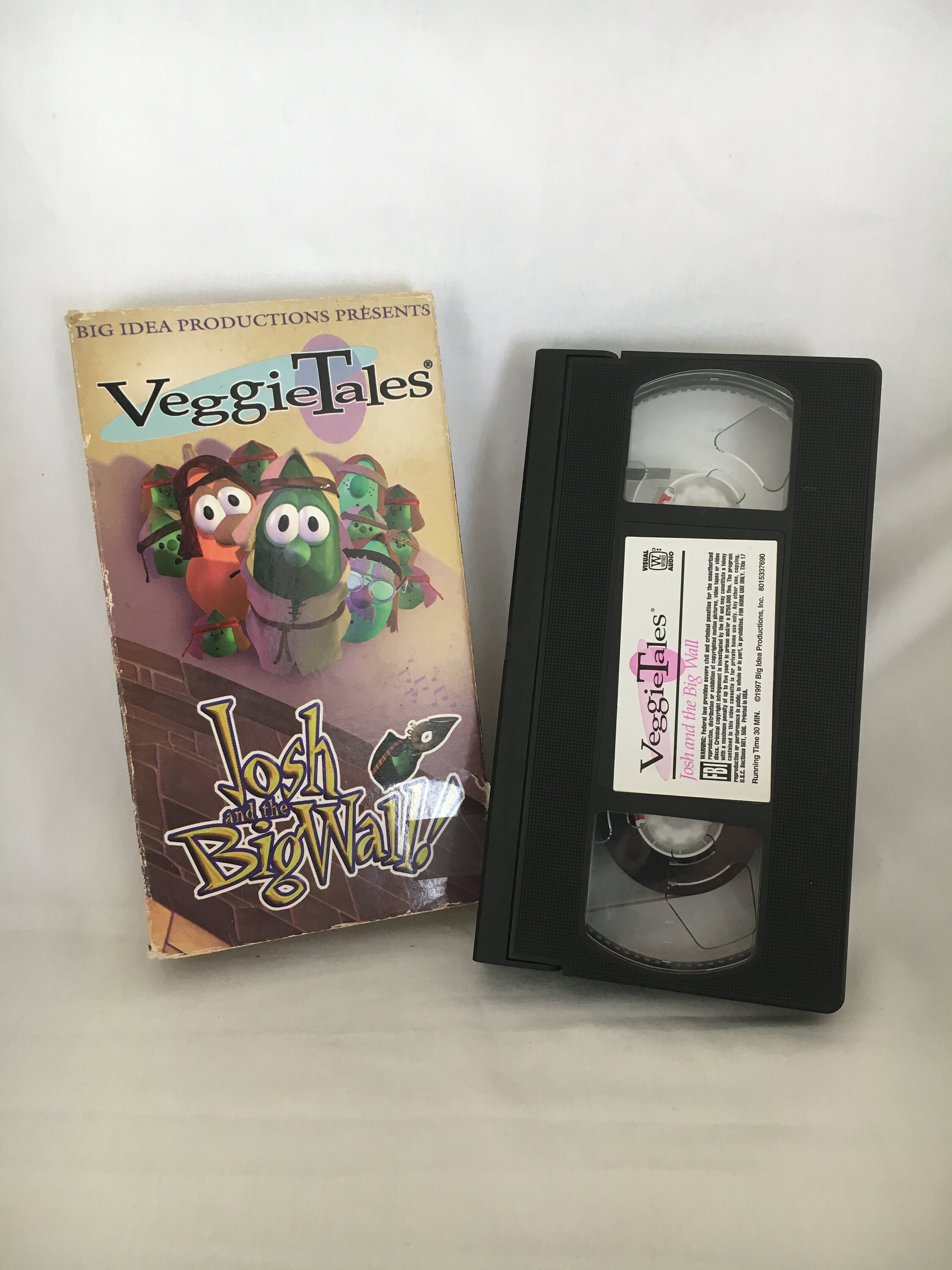 Veggietales Josh And The Big Wall Vhs