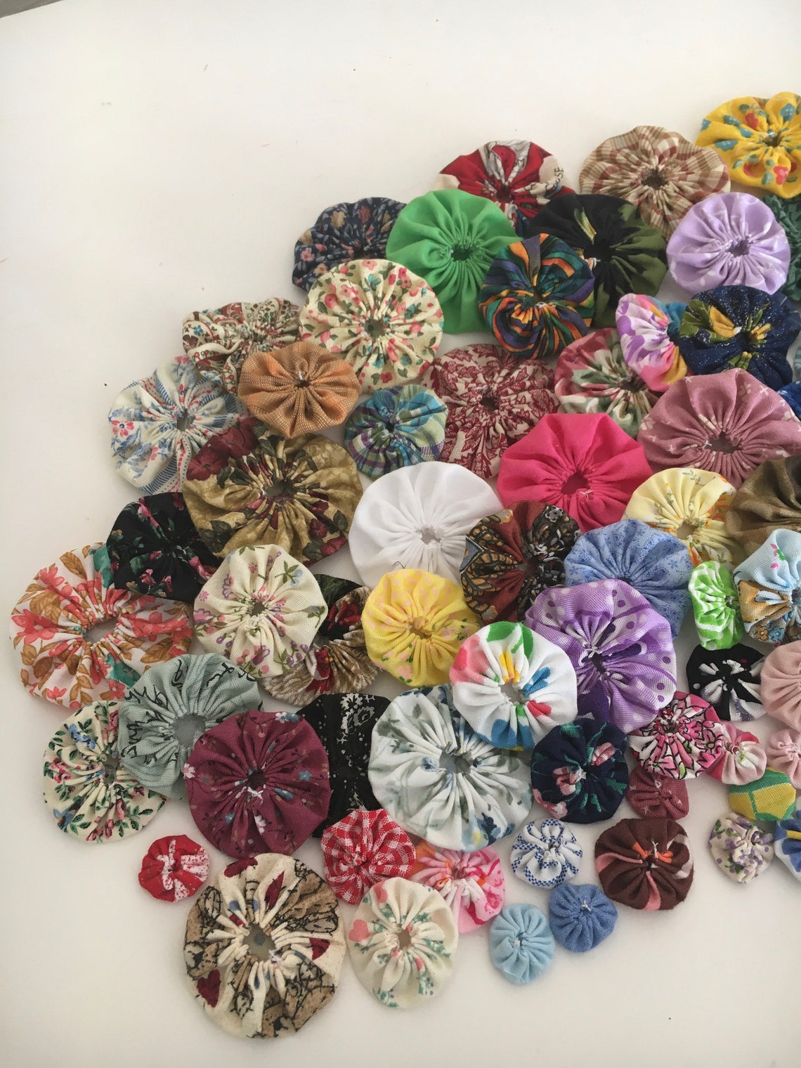 Yoyo Yoyo Lot 100 Random Sizes Handmade 100 Assorted - Etsy