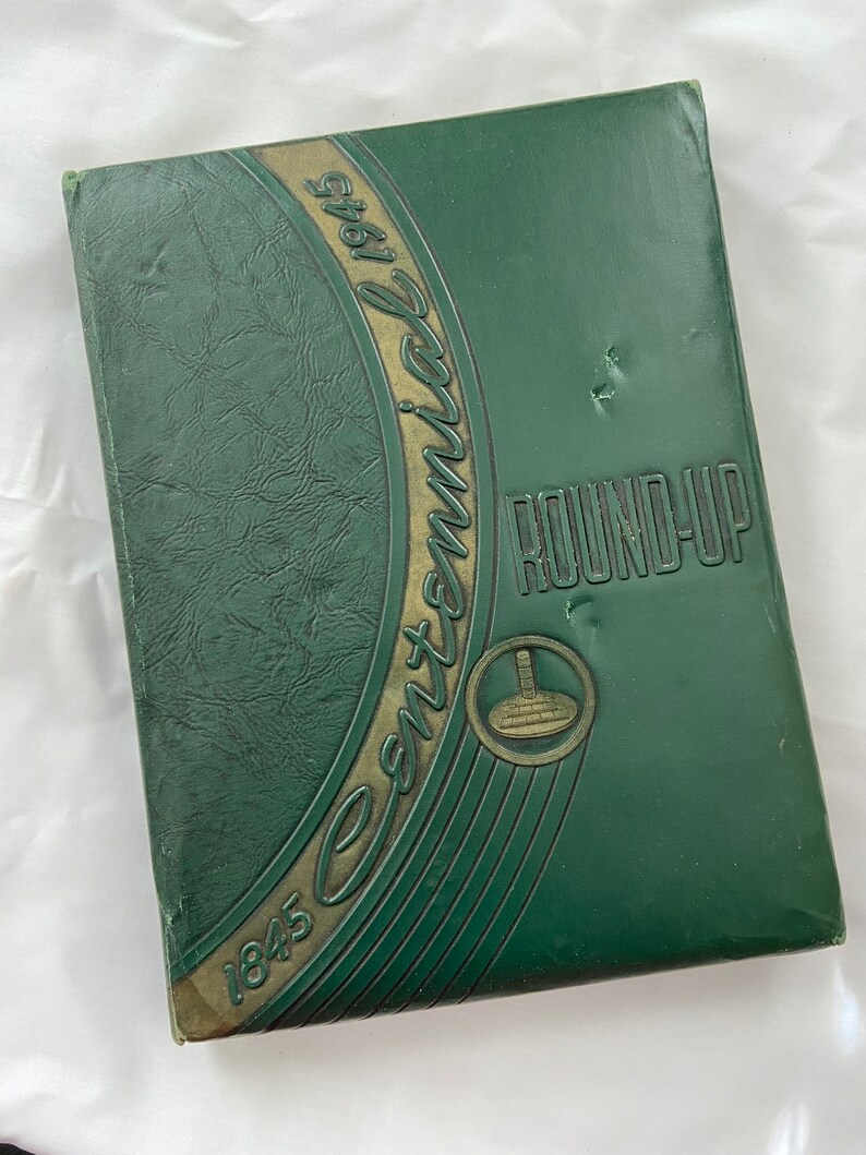 BAYLOR UNIVERSITY 1845 1945 Centennial Round up Yearbook, Collectible ...