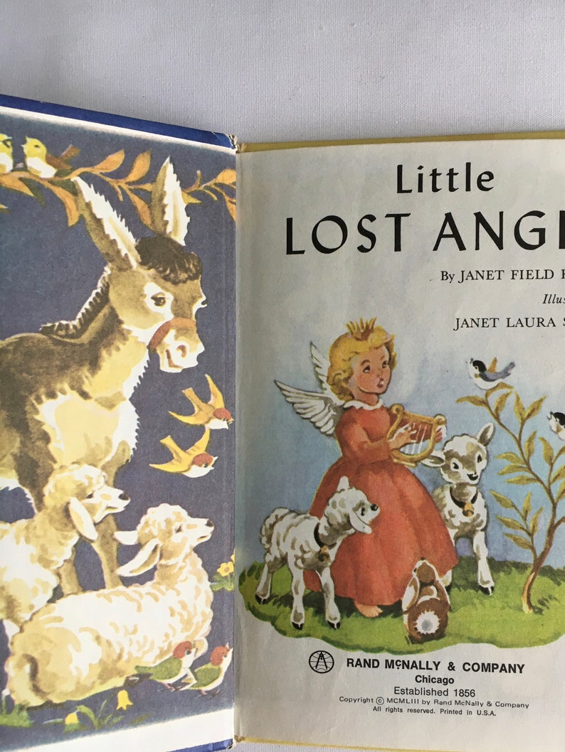 Little Lost Angel by Janet F Heath Vintage 1953 Childrens | Etsy