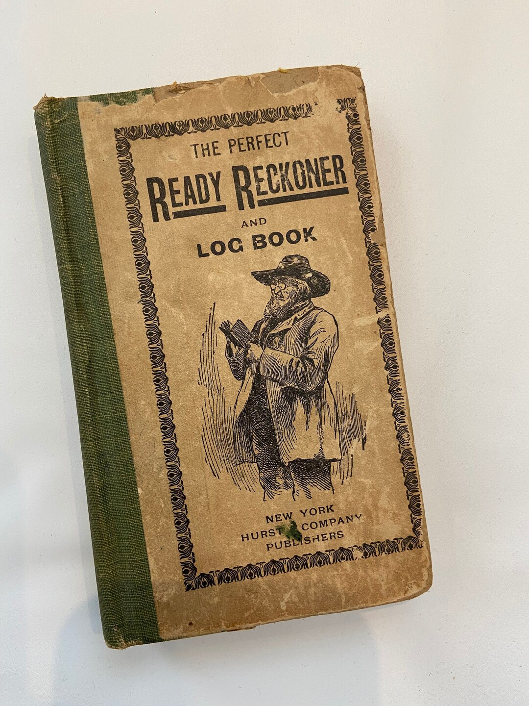 The PERFECT READY RECKONER and Log Book Copyright 1890 Hardcover Pocket ...