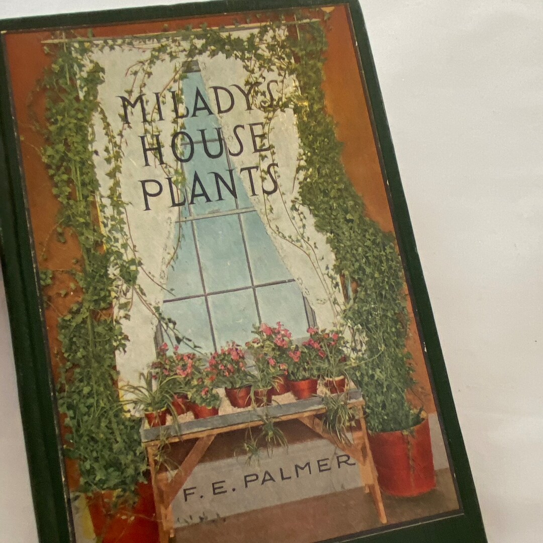 MILADYS HOUSE PLANTS by F E Palmer, Vintage 1926. Hardcover Book ...