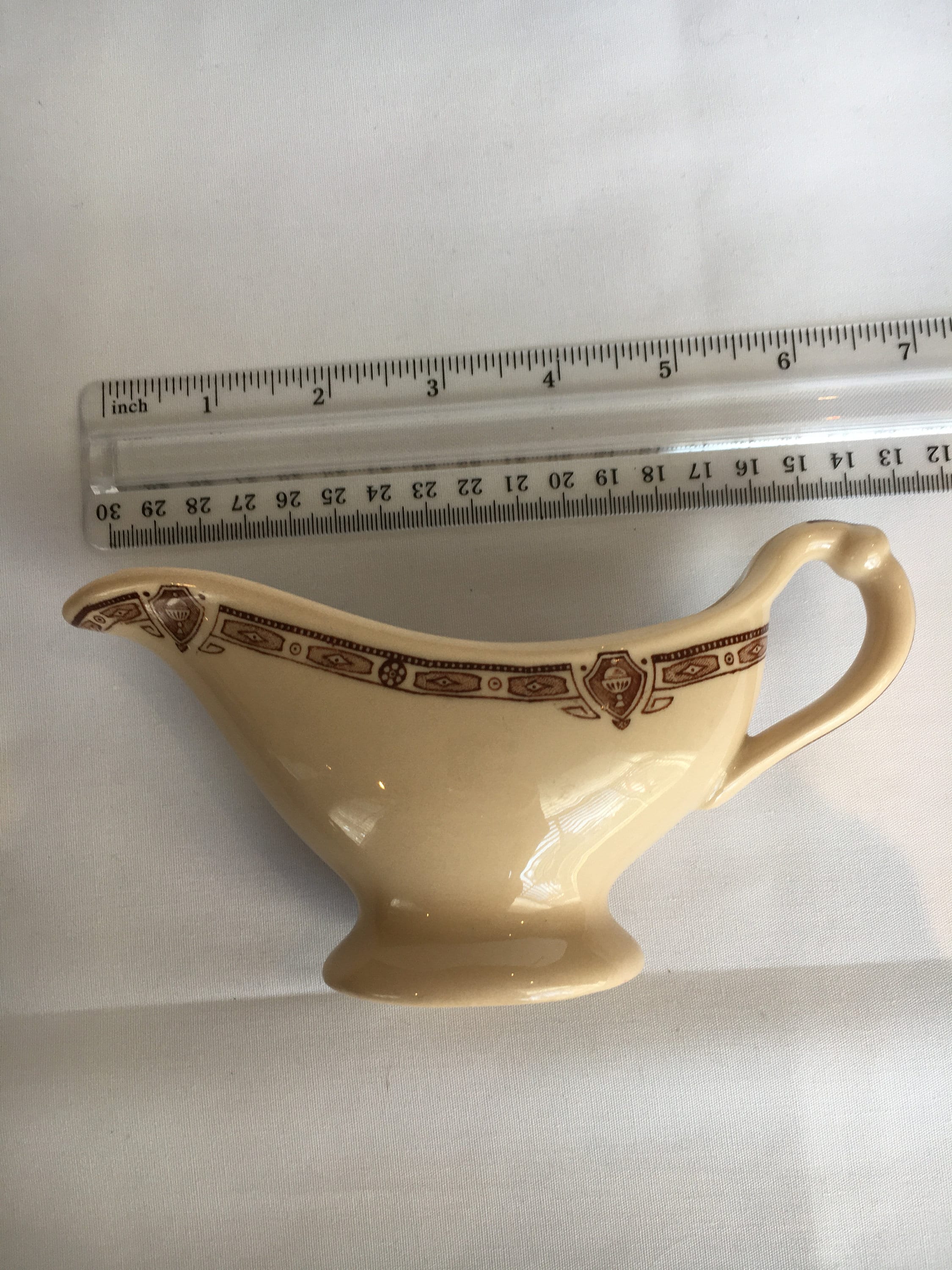 VINTAGE GRAVY BOAT Desert Tan Gravy Boat Sterling China Company Ohio ...