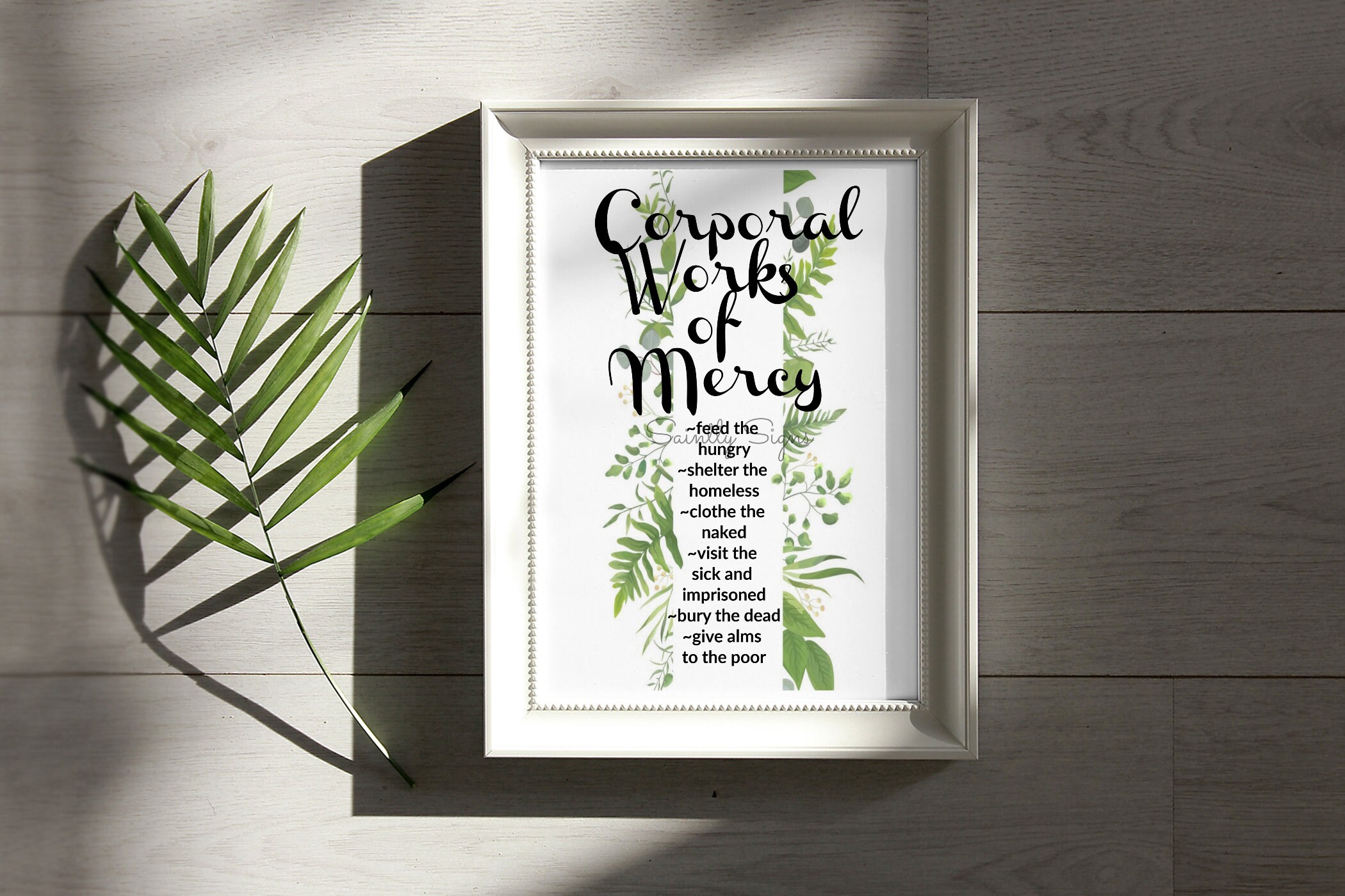 Corporal Works of Mercy - Etsy