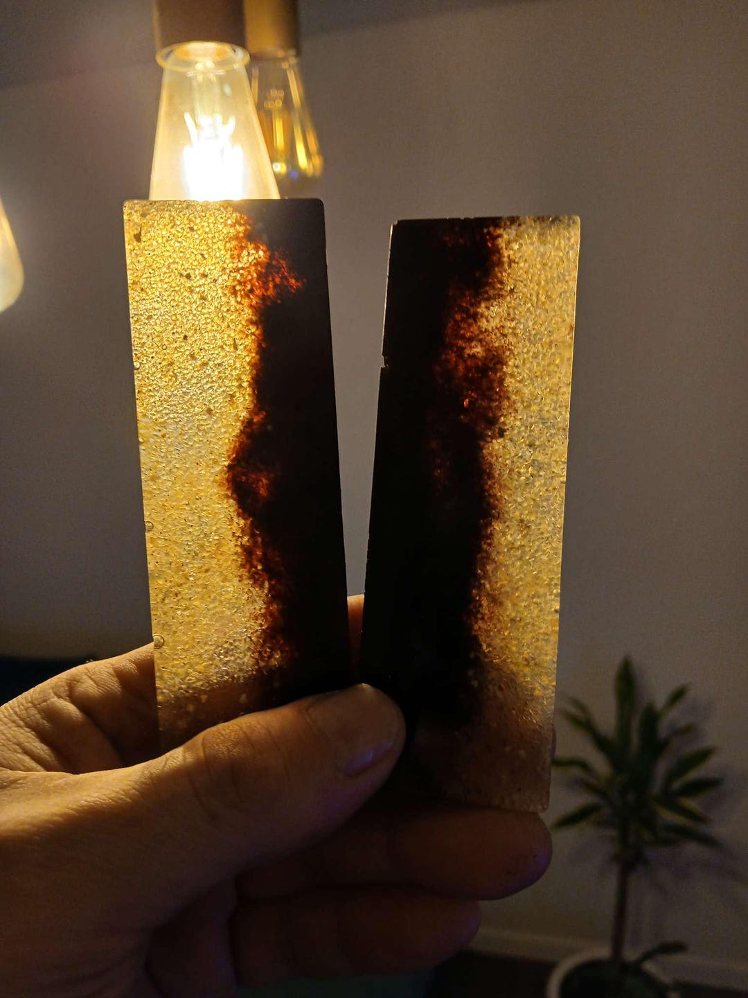 162.AMBER SCALES for Knife.knife Handle Material(natural). - Etsy