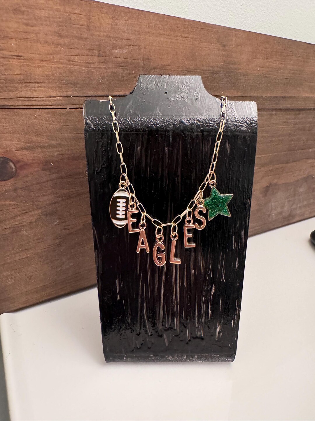 Philadelphia Eagles Charm Necklace - Etsy