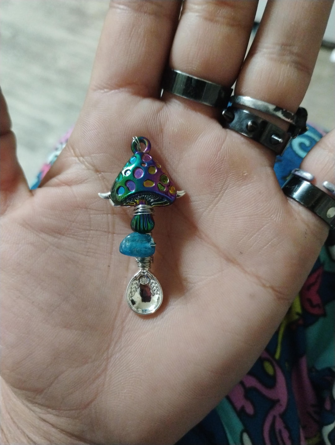 Silver Nushroom Wings Custom Bump Snuff Spoon, Miniature Spoon, Adult ...