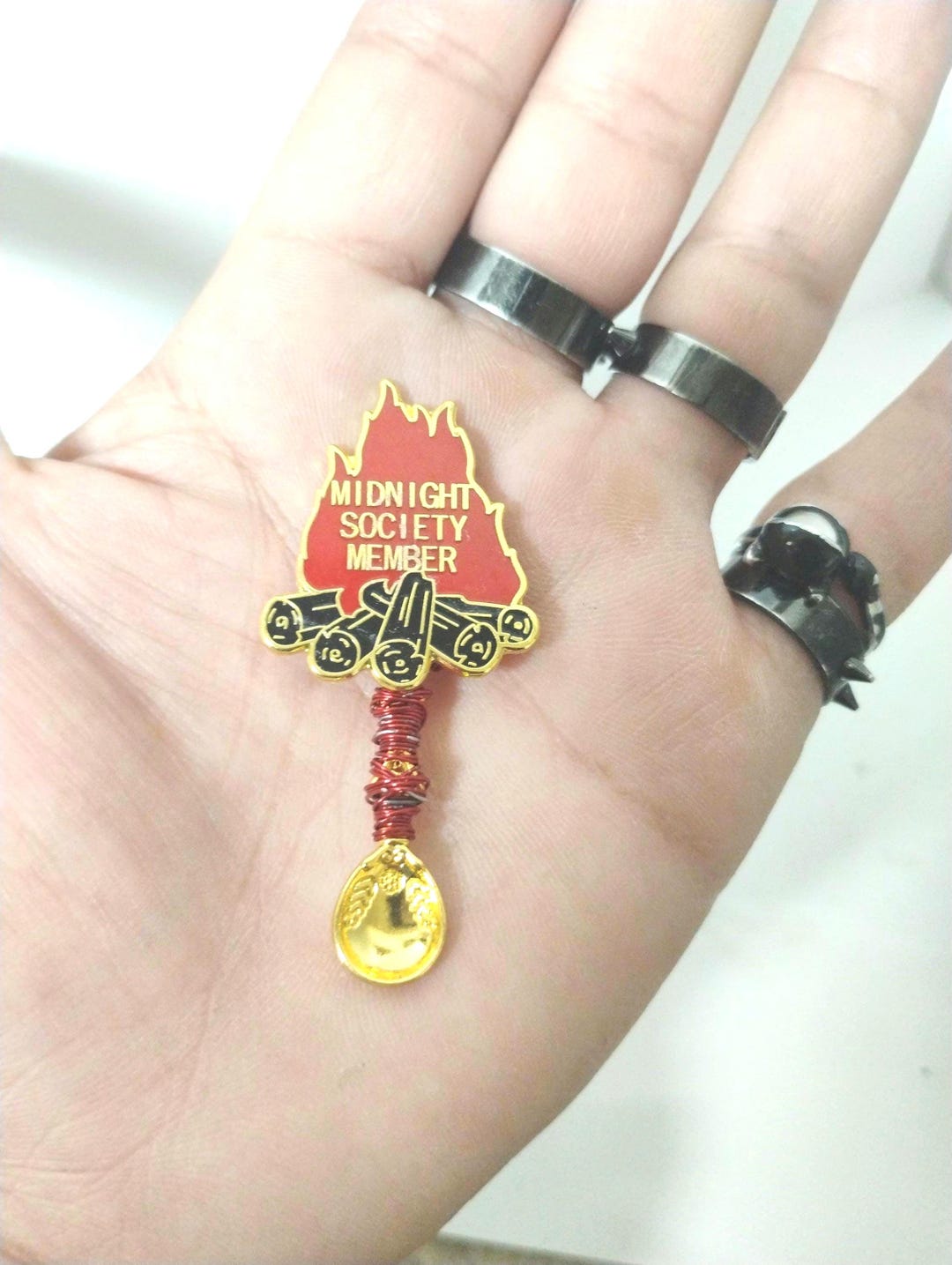 Midnight Society Member Custom Snuff Bump Spoon, Miniature Spoon, Adult ...