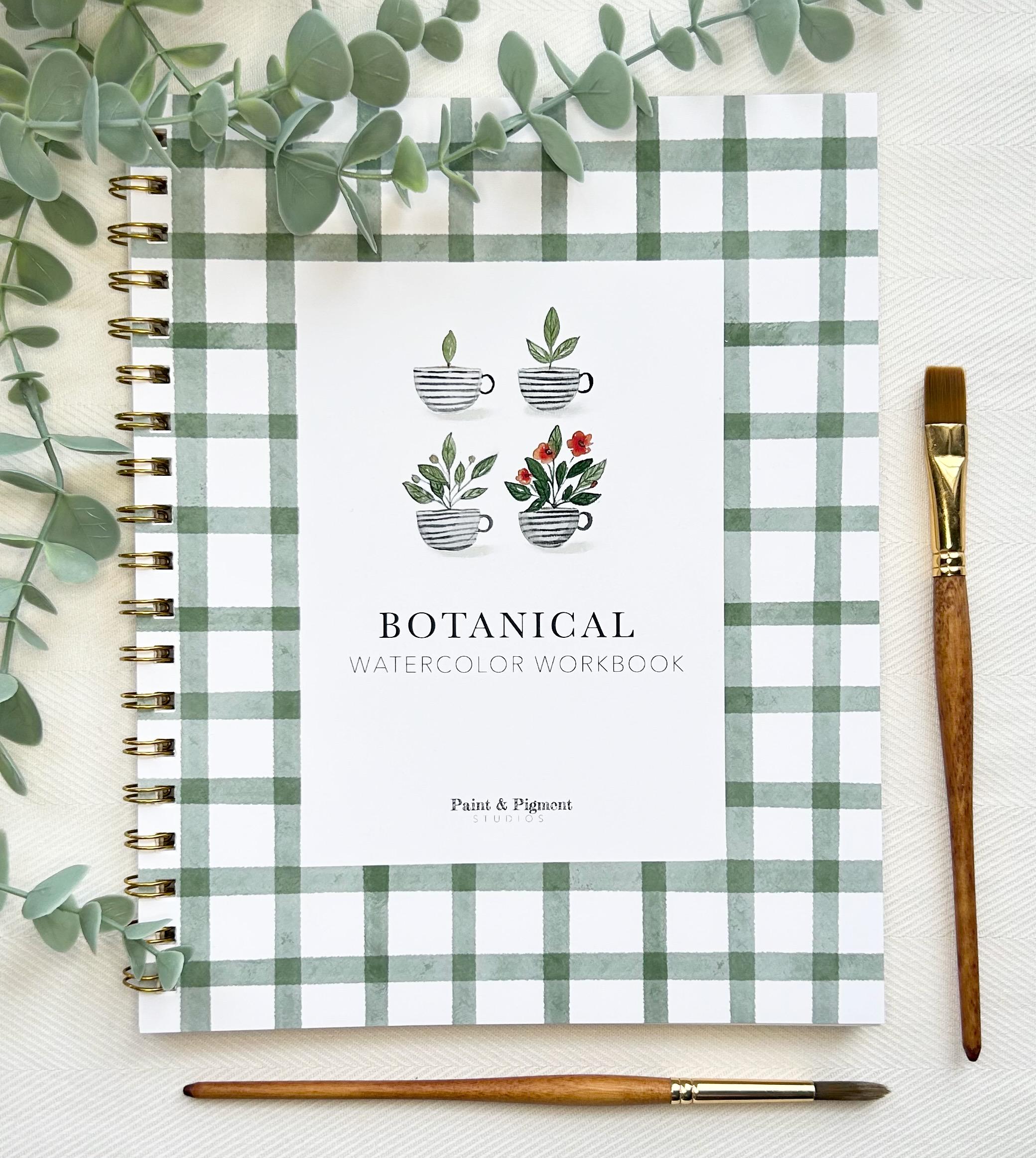 Botanical Watercolor Workbook - Etsy
