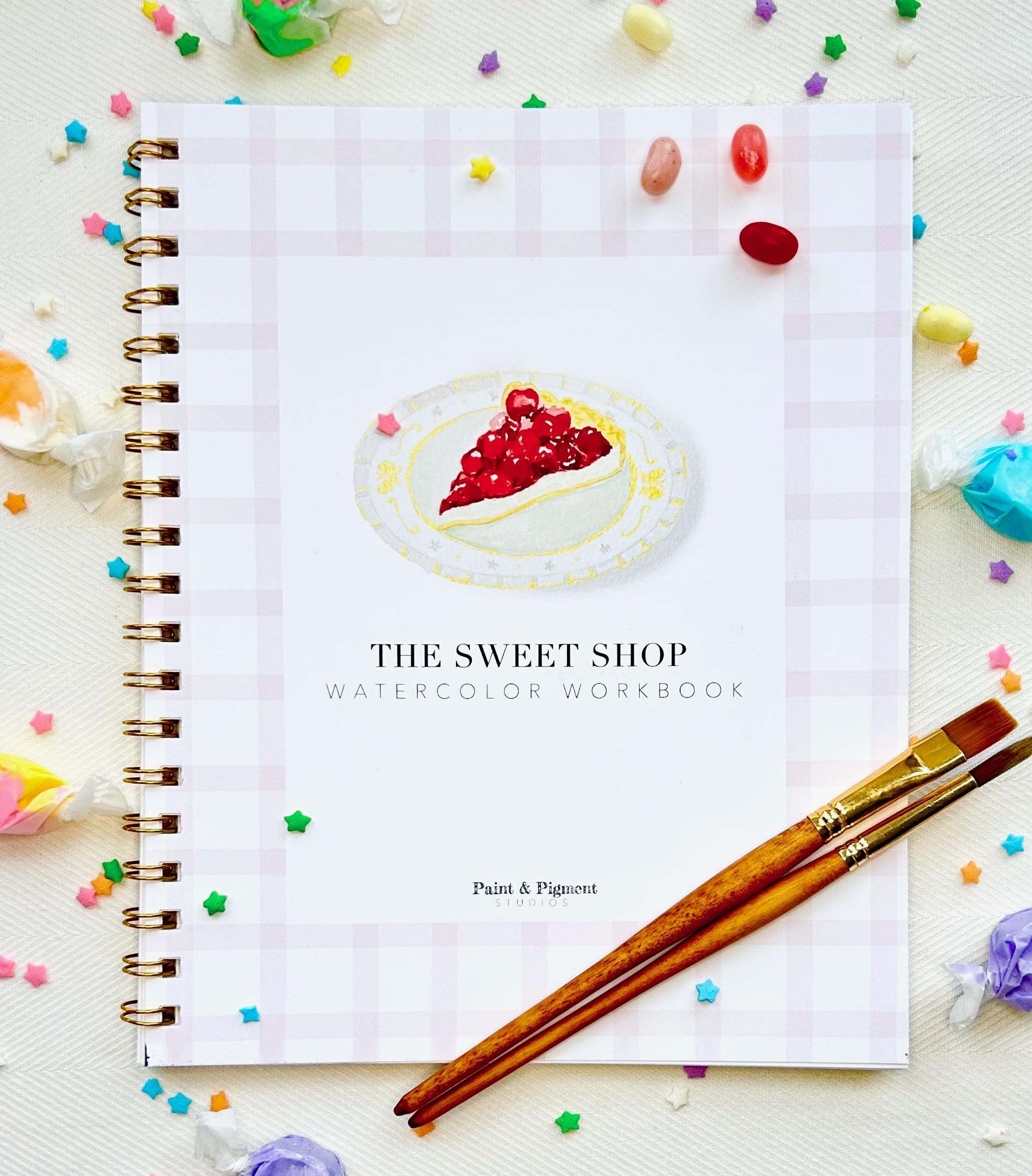 The Sweet Shop Watercolor Workbook - Etsy
