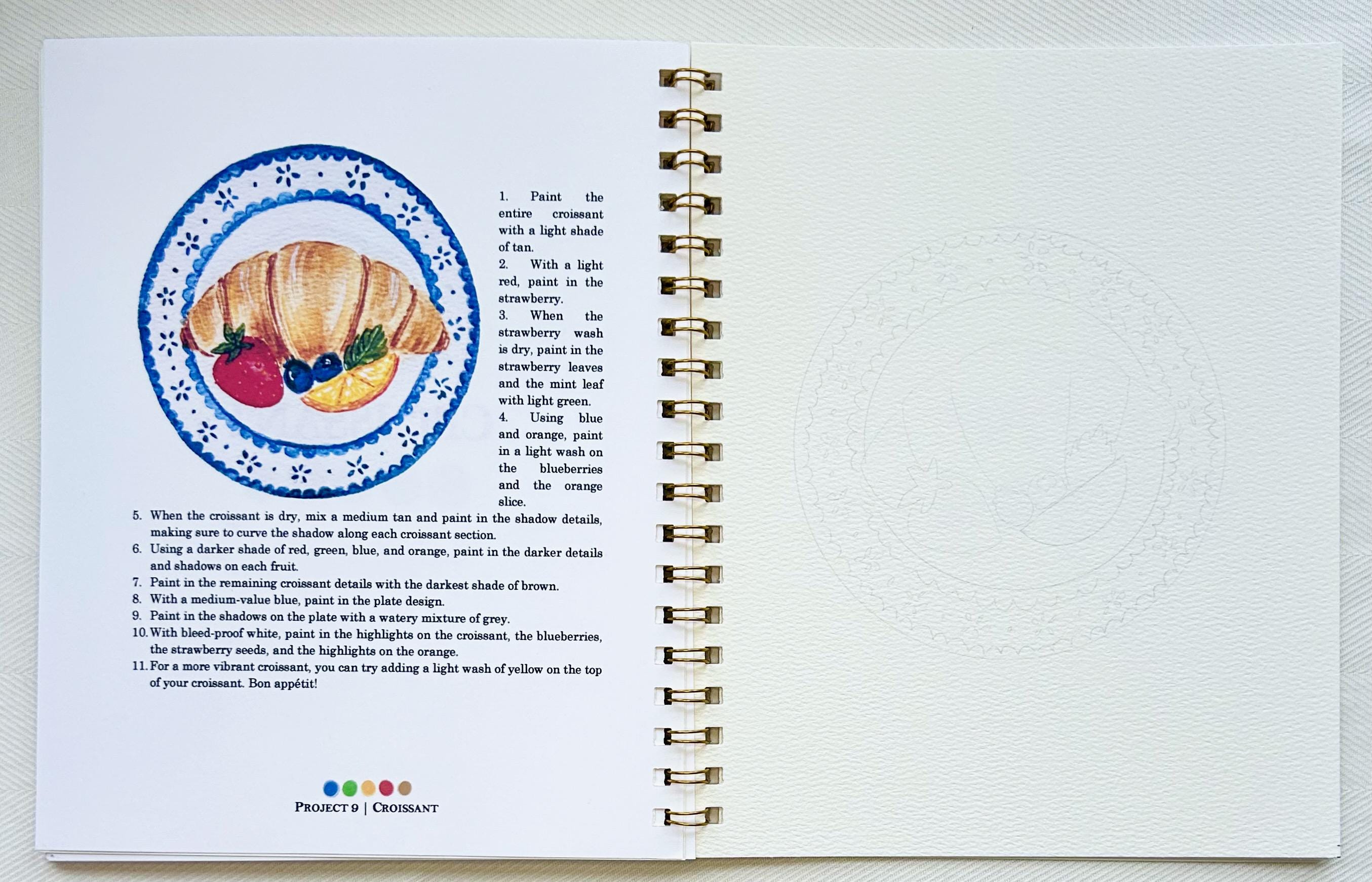 The Sweet Shop Watercolor Workbook - Etsy