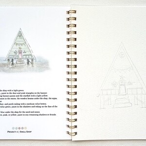 By the Sea Watercolor Workbook - Etsy