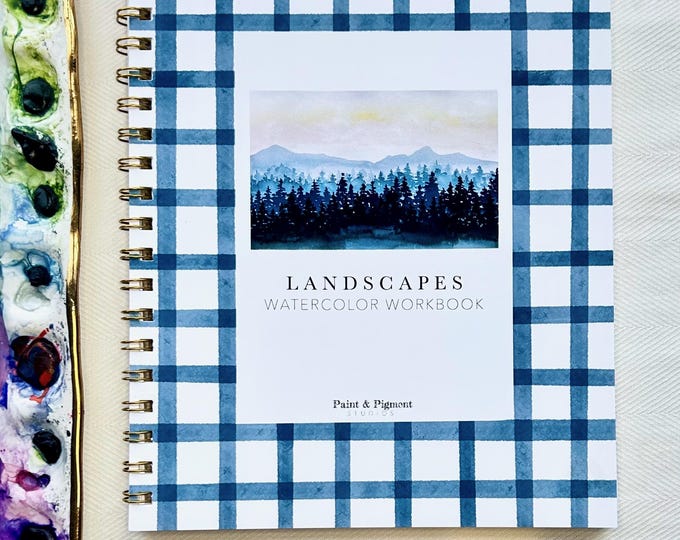 By the Sea Watercolor Workbook - Etsy