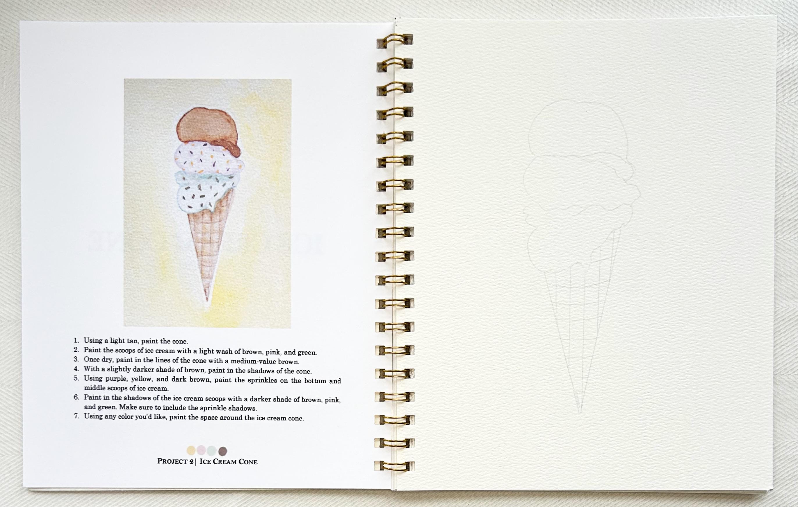 The Sweet Shop Watercolor Workbook - Etsy