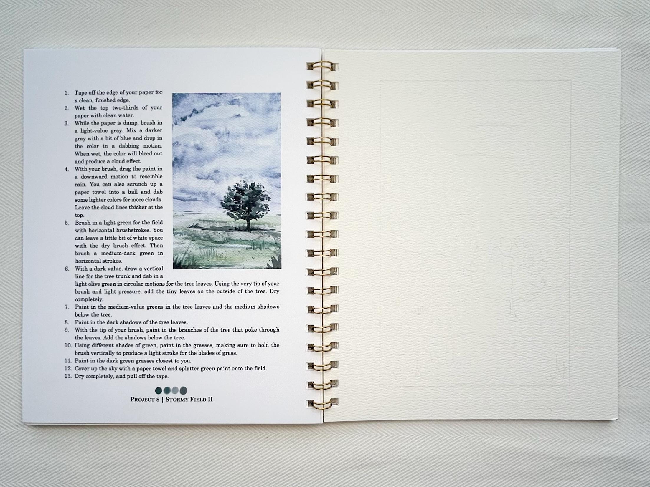Landscapes Watercolor Workbook - Etsy