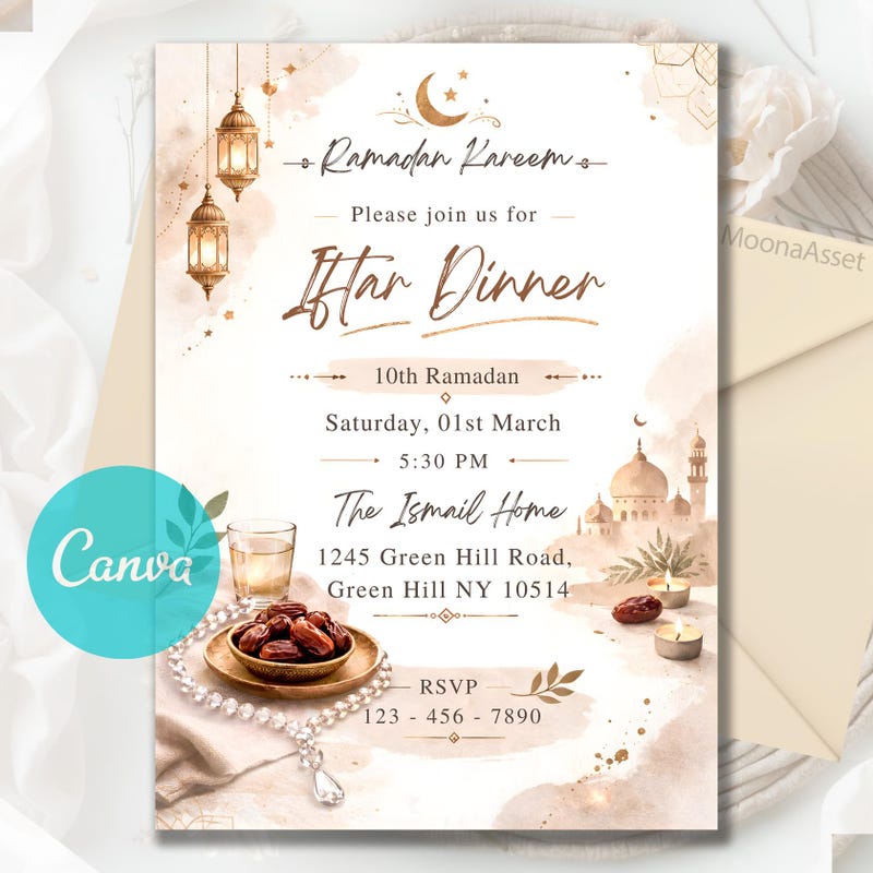 Ramadan Invitation - Etsy UK