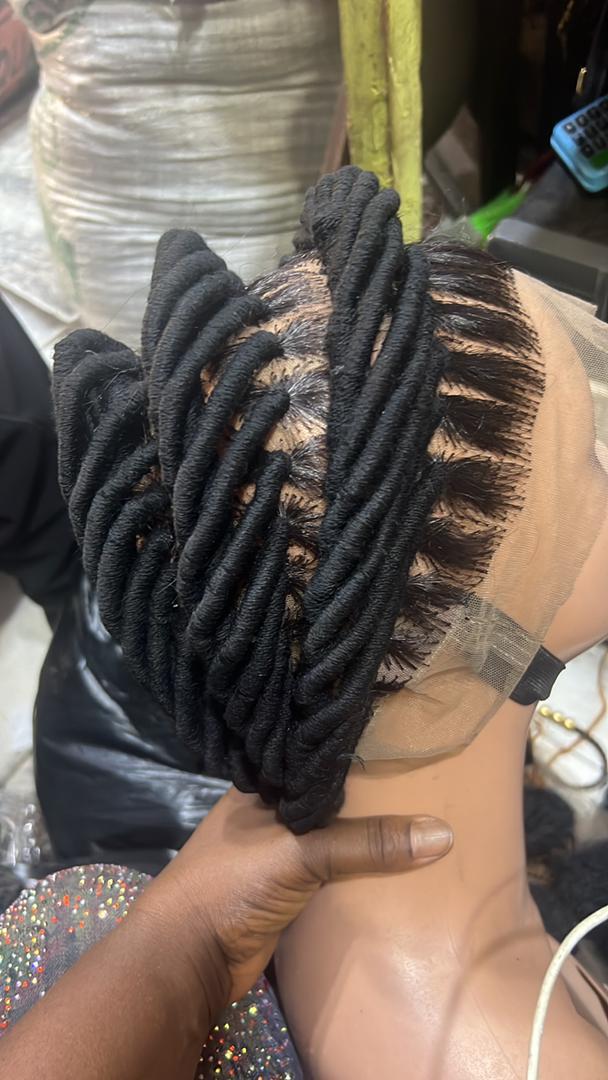 Beauitful Wig, Wool Wig , Full Lace Wig, Women's Wig, Braided Wig ...