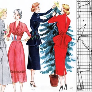 Pdfs of Vintage 50s Pattern Drafting System • Instant Download • Winter ...