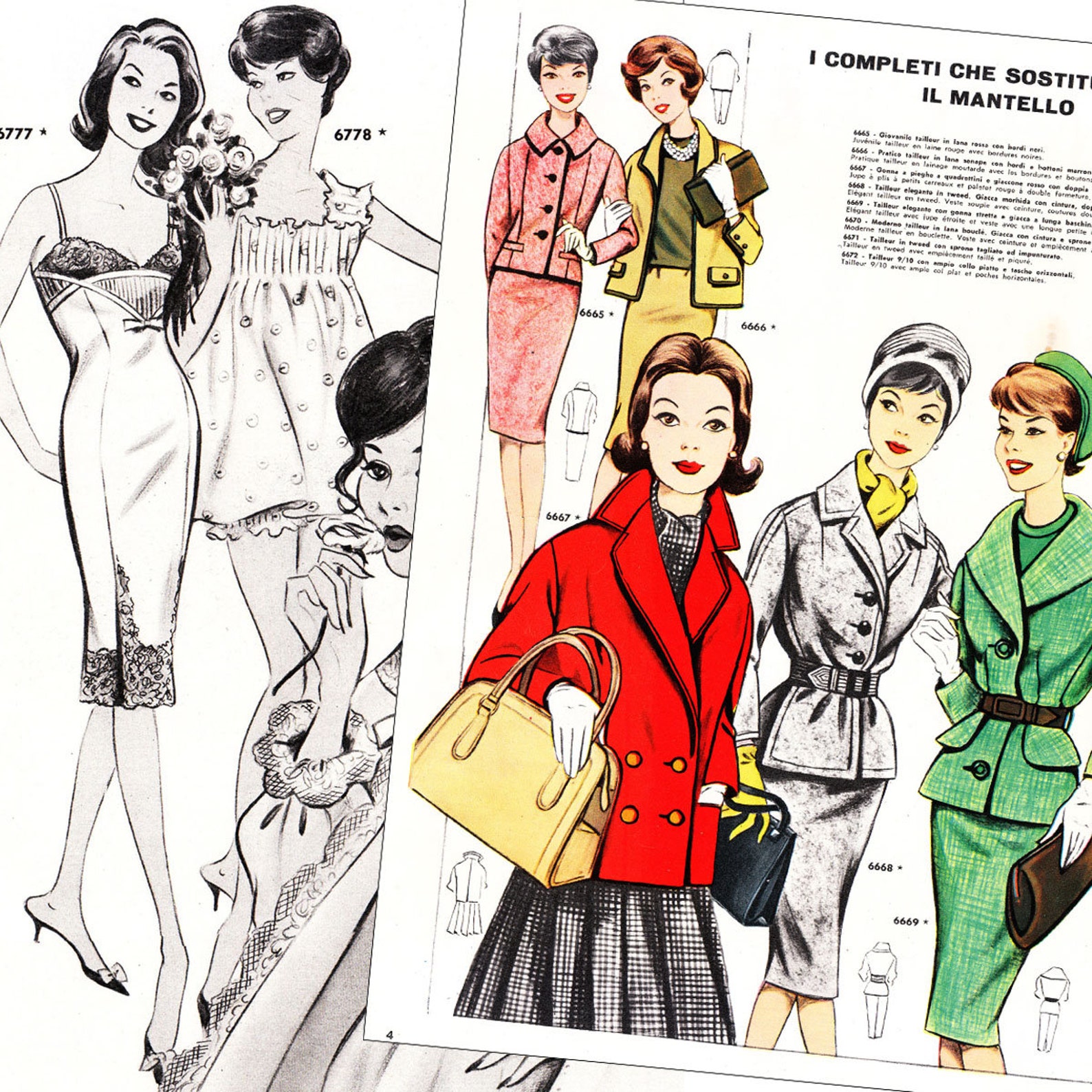 Pdfs of Vintage 60s Pattern Drafting System - Instant Download - Autumn ...