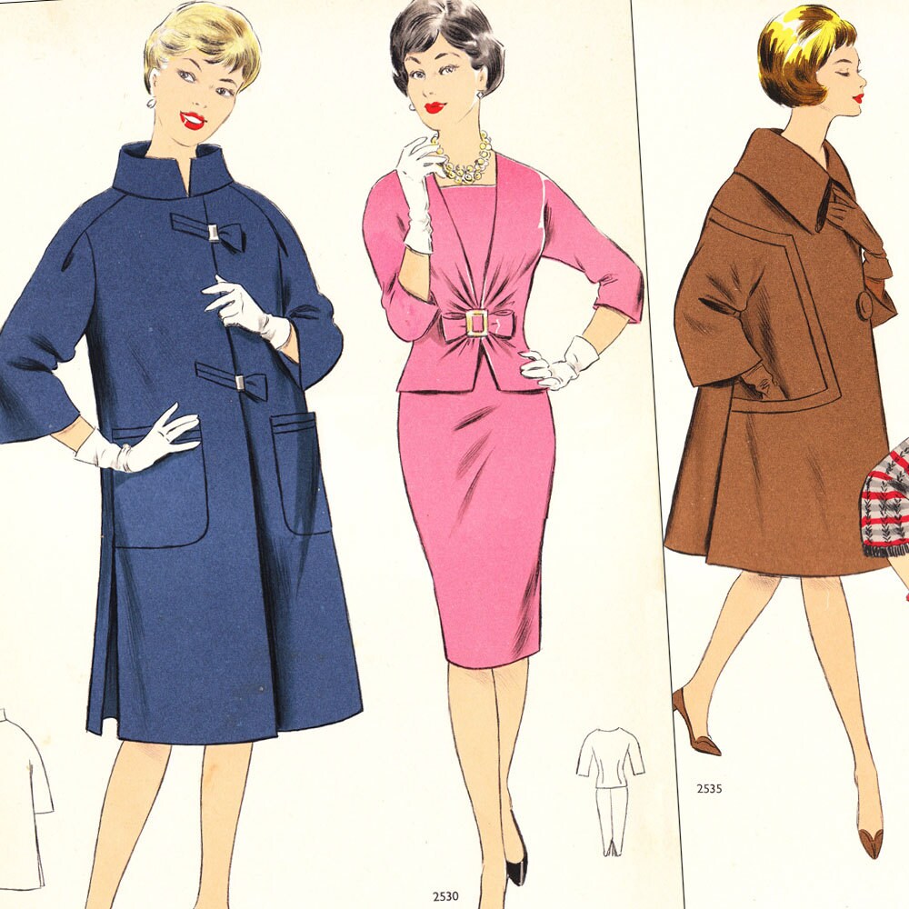 Pdfs of Vintage 60s Sewing Pattern System 60 Pages Winter - Etsy