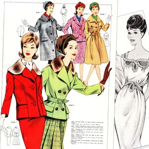 Pdfs of Vintage 60s Pattern Drafting System - Instant Download - Autumn ...