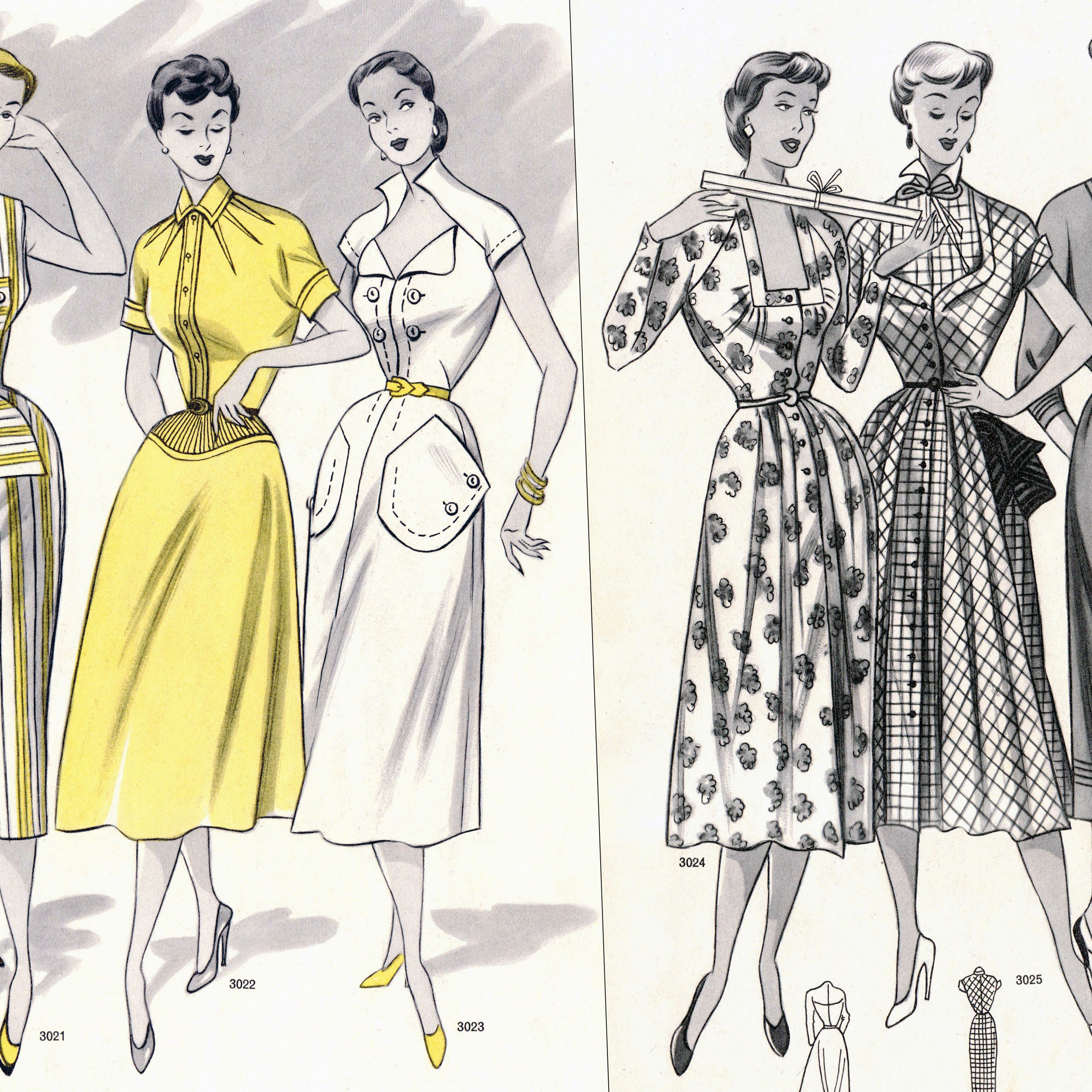 Pdfs of Vintage 50s Pattern Drafting System Instant Download - Etsy