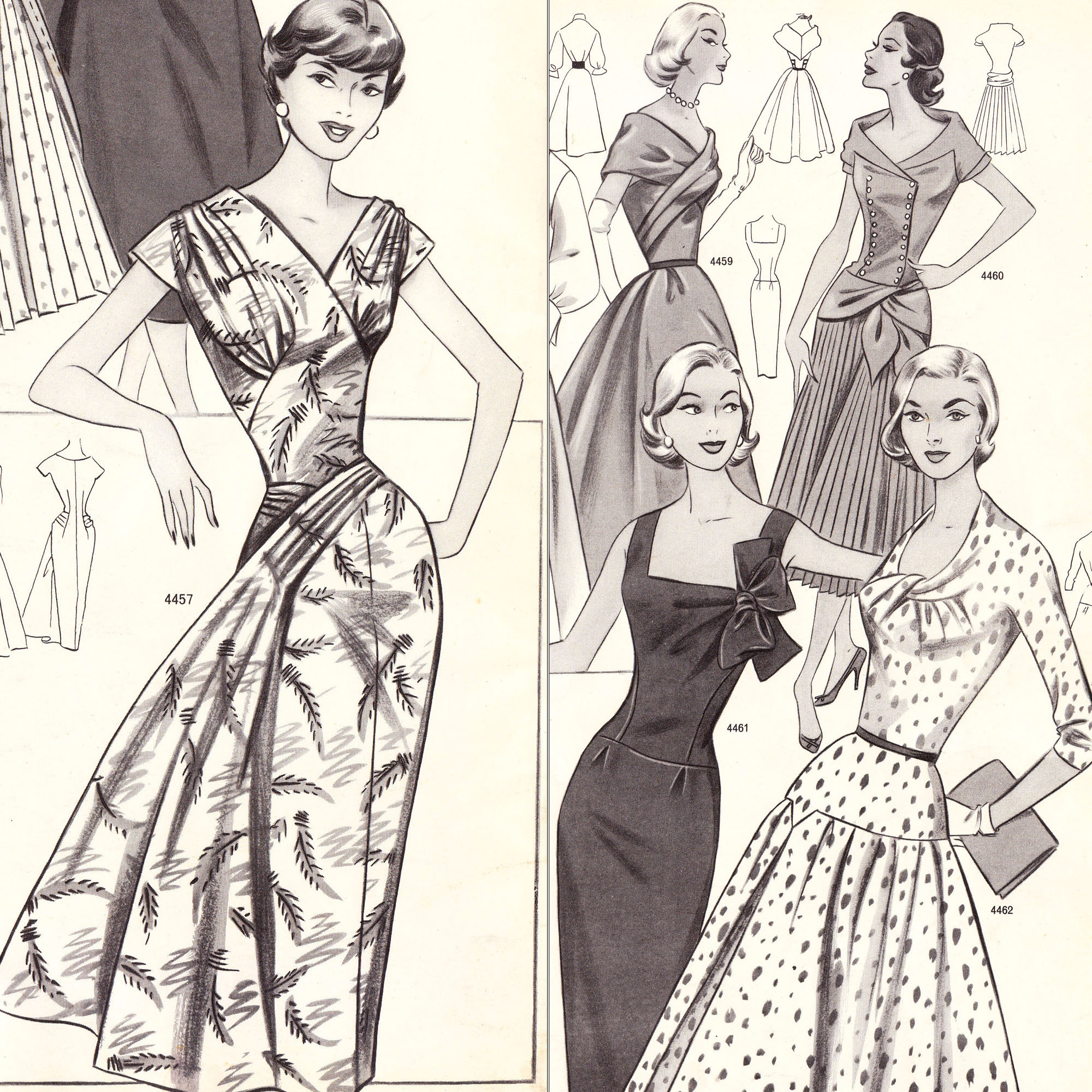 Pdfs of Vintage 50s Pattern Drafting System Instant Download - Etsy